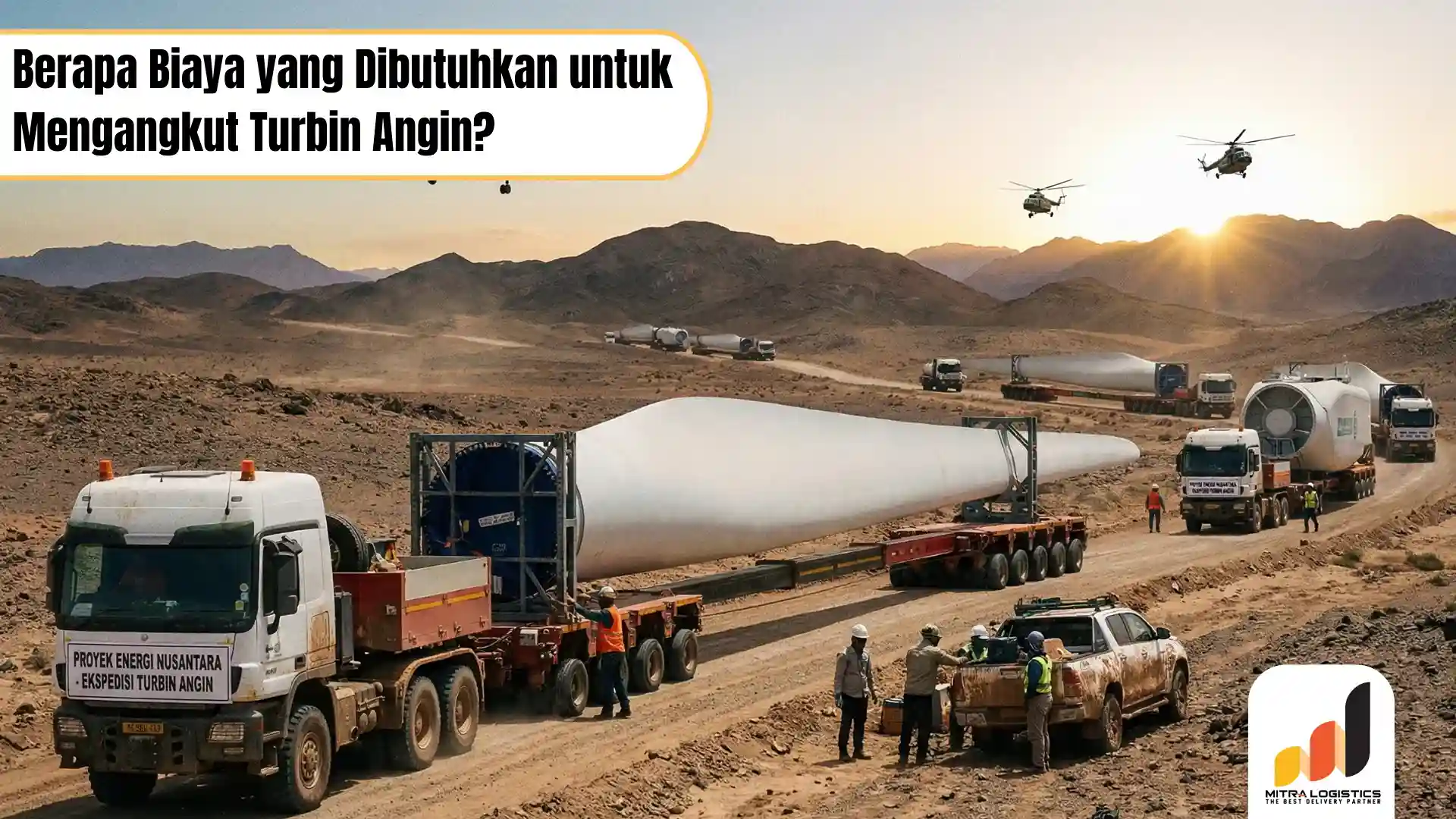 Tips dan Estimasi Hemat Biaya untuk Mengangkut Turbin Angin