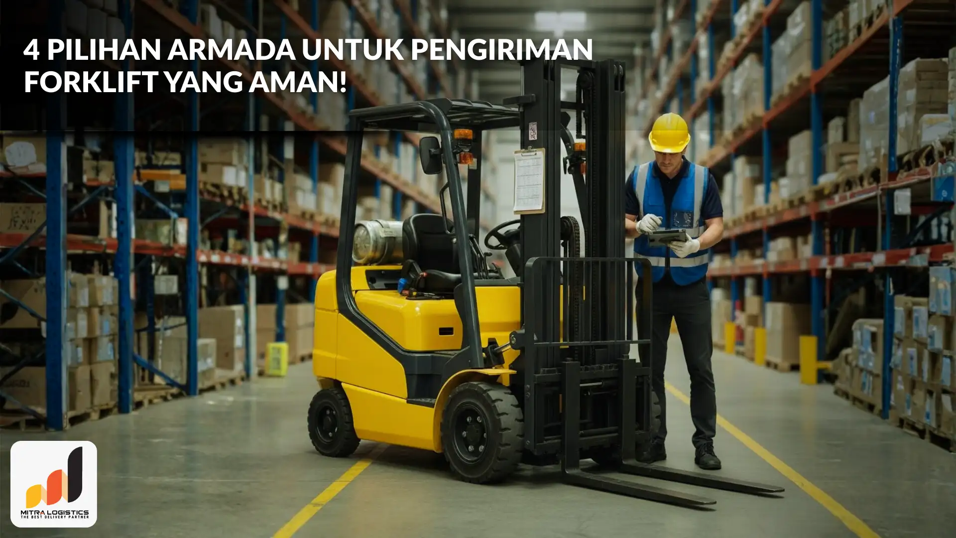 4 Pilihan Armada untuk Pengiriman Forklift yang Aman!